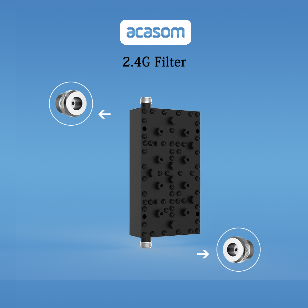 2.4GHz Indoor Bandpass 20MHz Filter Cavity Filter WIFI Network Filter 2.4GHz Indoor Bandpass 20MHz Filter Cavity Filter WIFI Network Filter
