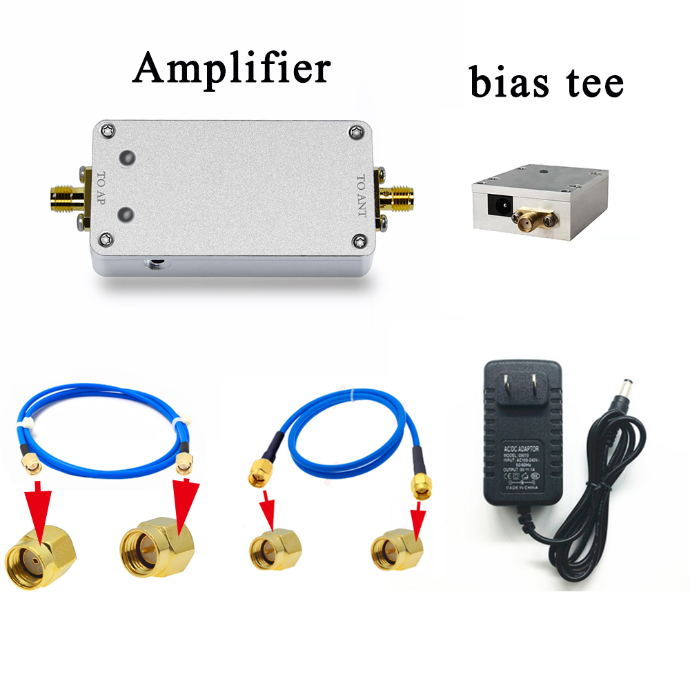 RX=17 TX=6 915MHz Miner AMP Bias Tee Lora Helium Signal Extender