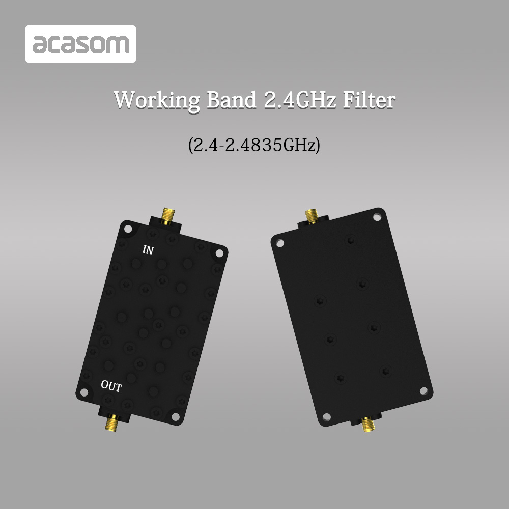 2.4GHz Indoor Bandpass 80MHz Filter Cavity Filter WIFI Network Filter