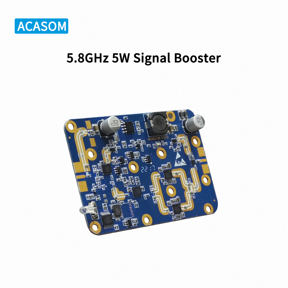 5.8GHz 5W Wireless Broadband Amplifier PCBA Board | ACASOM