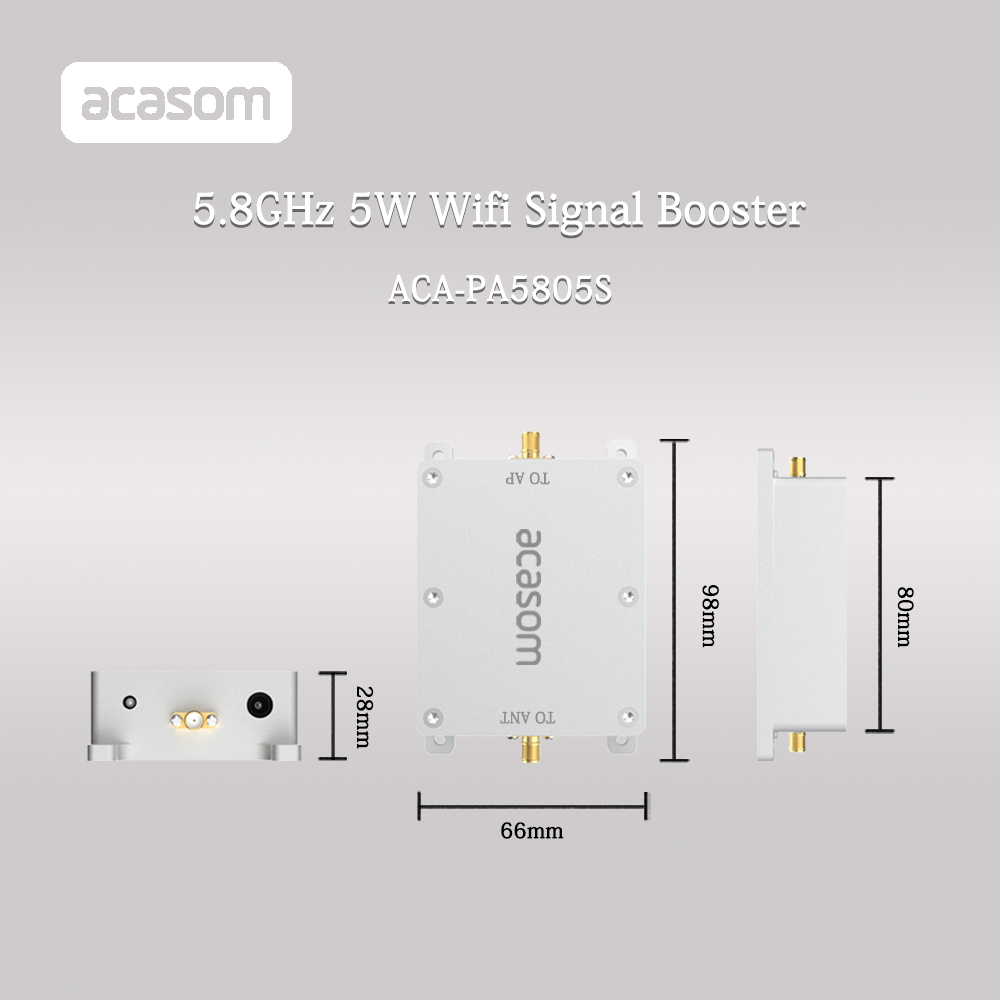 WiFi 5.8GHz 5W Wifi Signal Amplifier Wireless Repeater Booster WIFI Ro