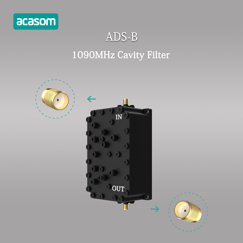 1090MHz Indoor Cavity Filter for ADS-B | ACASOM