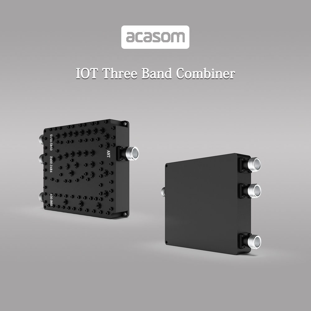 400MHz/2.4GHz/5.8GHz 3 Band Cavity Diplexer Combiner Multiplexer For W