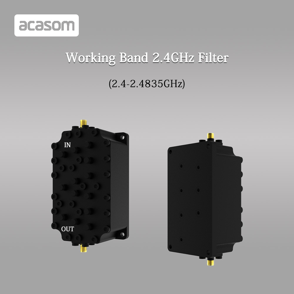 2.4GHz Indoor Bandpass 80MHz Filter Cavity Filter WIFI Network Filter