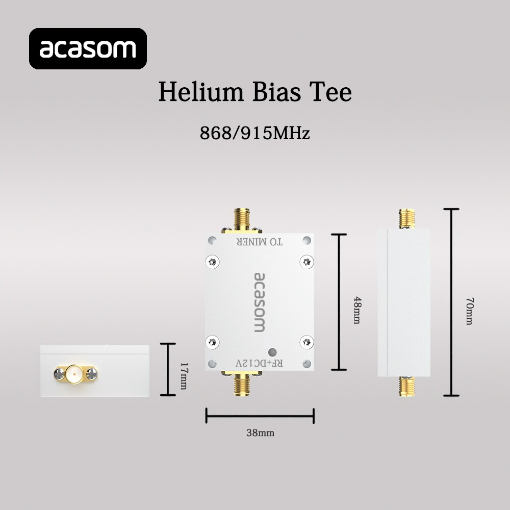 868MHz 915MHz Power Supply Bias Tee RF Bias Feeder RF Blocker FOR HELI ...