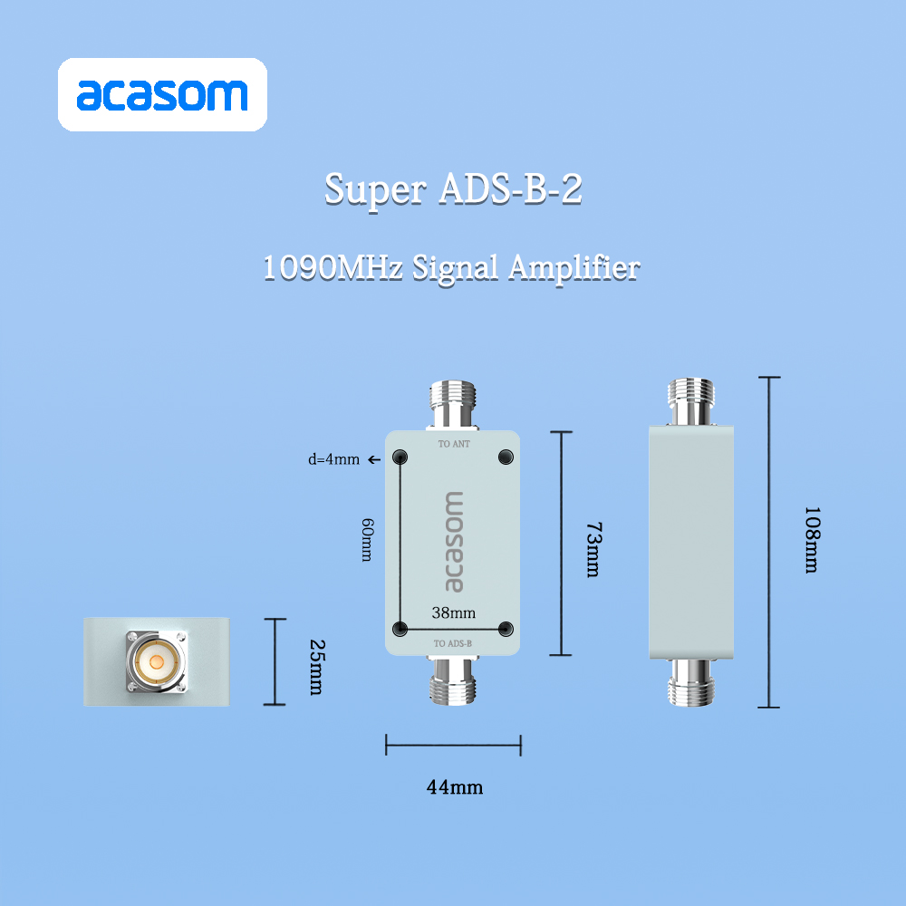 Outdoor 800MHz 2150MHz GPS ADS-B Flight Tracker ADS Transponder Radarc