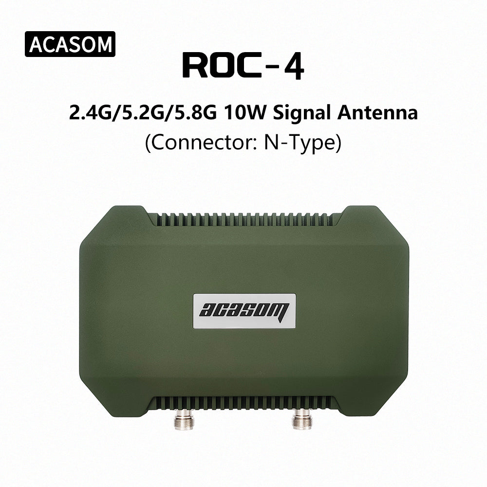 2.4G/5.8G 10W Dual-band Signal Booster Antenna Range Extender ROC-4