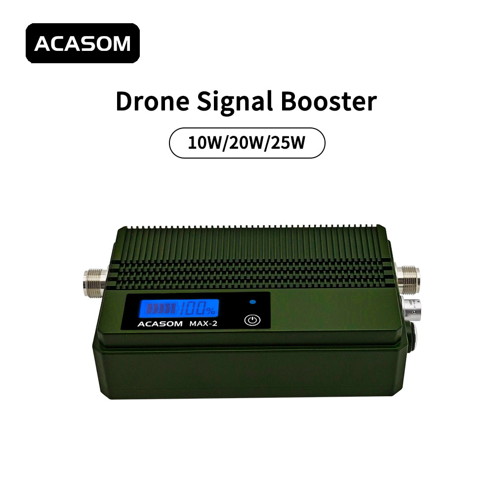 MAX-2 Portable 1.2GHz 10W Signal Booster for Long-Range Drone & UAV Sy