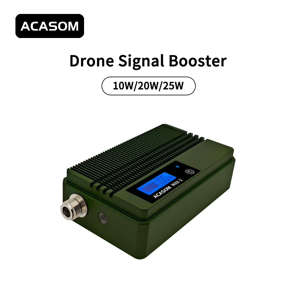 MAX-2 Portable 1.2GHz 10W Signal Booster for Long-Range Drone & UAV Sy
