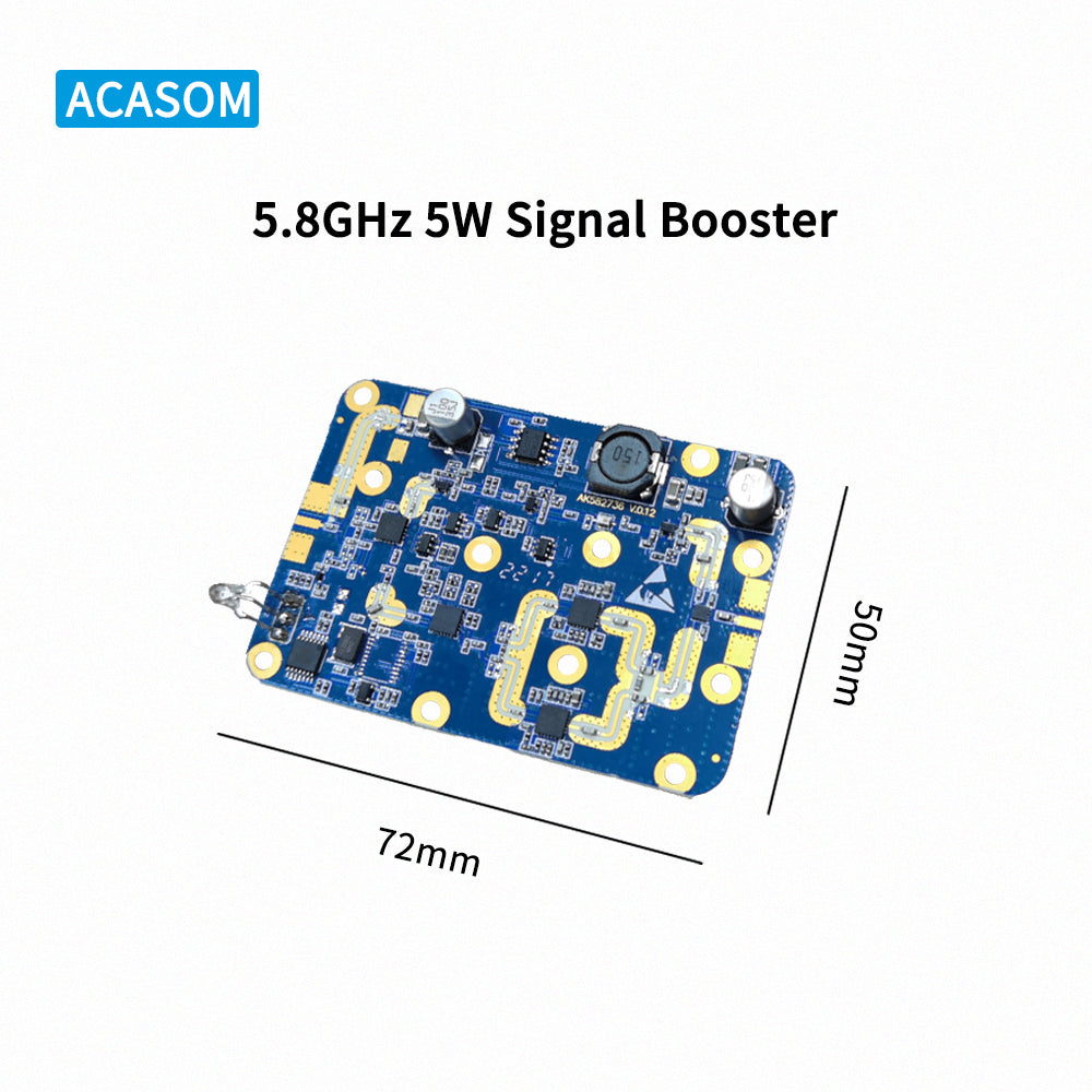2.4/5.8GHz 4W Compact Dual Band RF Amplifier for Drone FPV and Industr